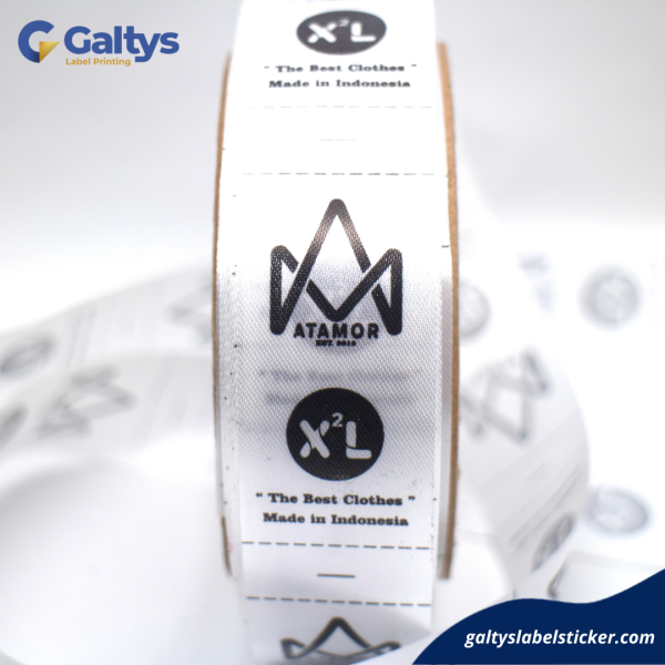 3 Jenis Bahan Label Baju yang Banyak Digunakan - Galtys Label Sticker