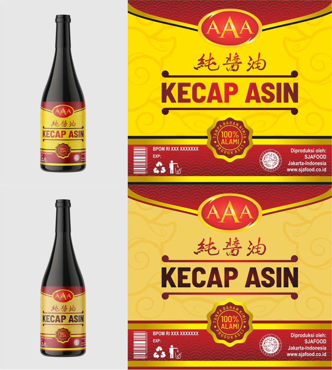 7+ Hal yang Harus Dicantumkan Pada Label Sticker Botol Kecap
